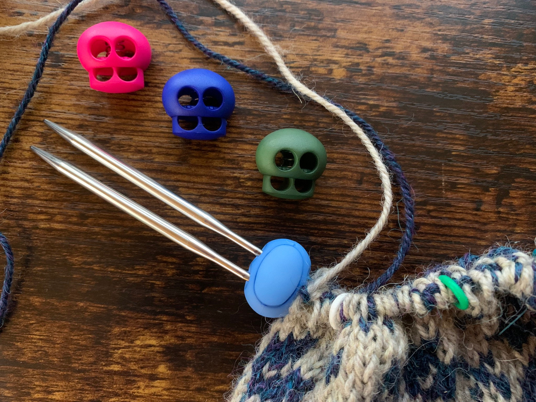Stitch Stoppers With Gold Tin up to US Size 8 Needles Save - Etsy
