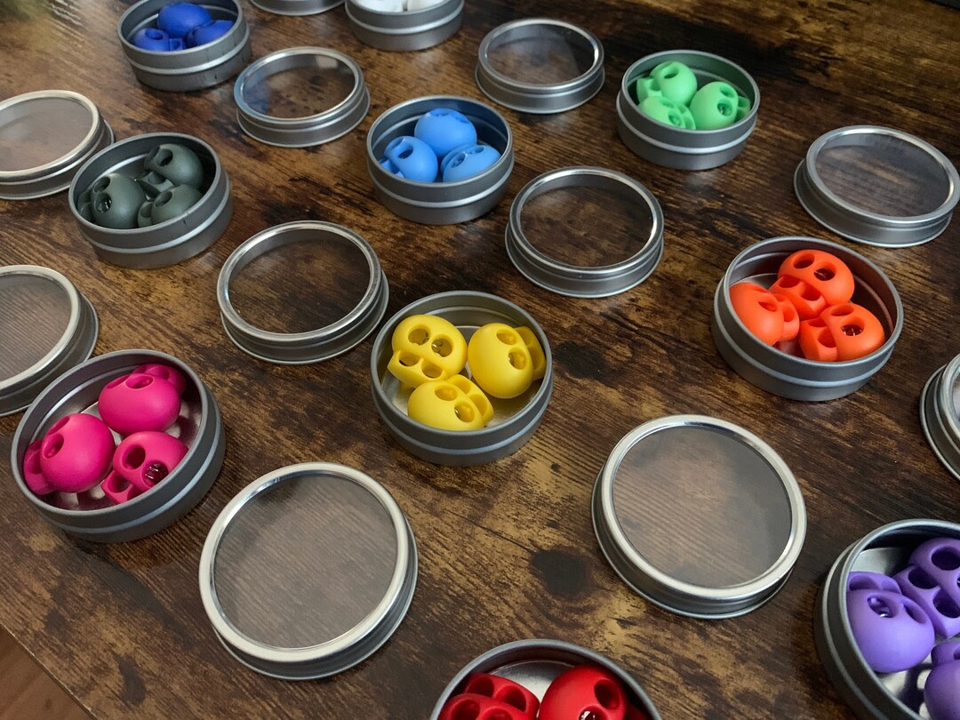 Knitting Stitch Stoppers With Silver Window Tin | up to US Size 8 ...