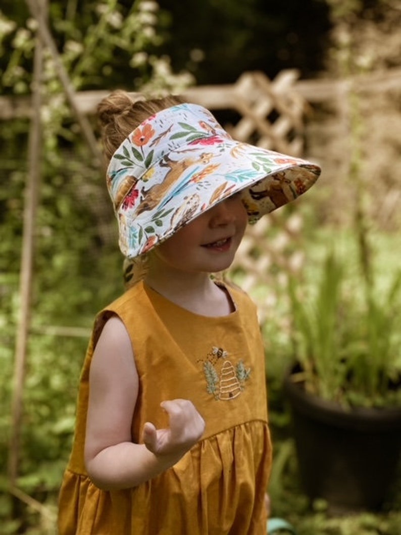 Bisou Sun Visor Hat PDF Sewing Pattern Tutorial, Sizes Nb-adult, Sunhat ...