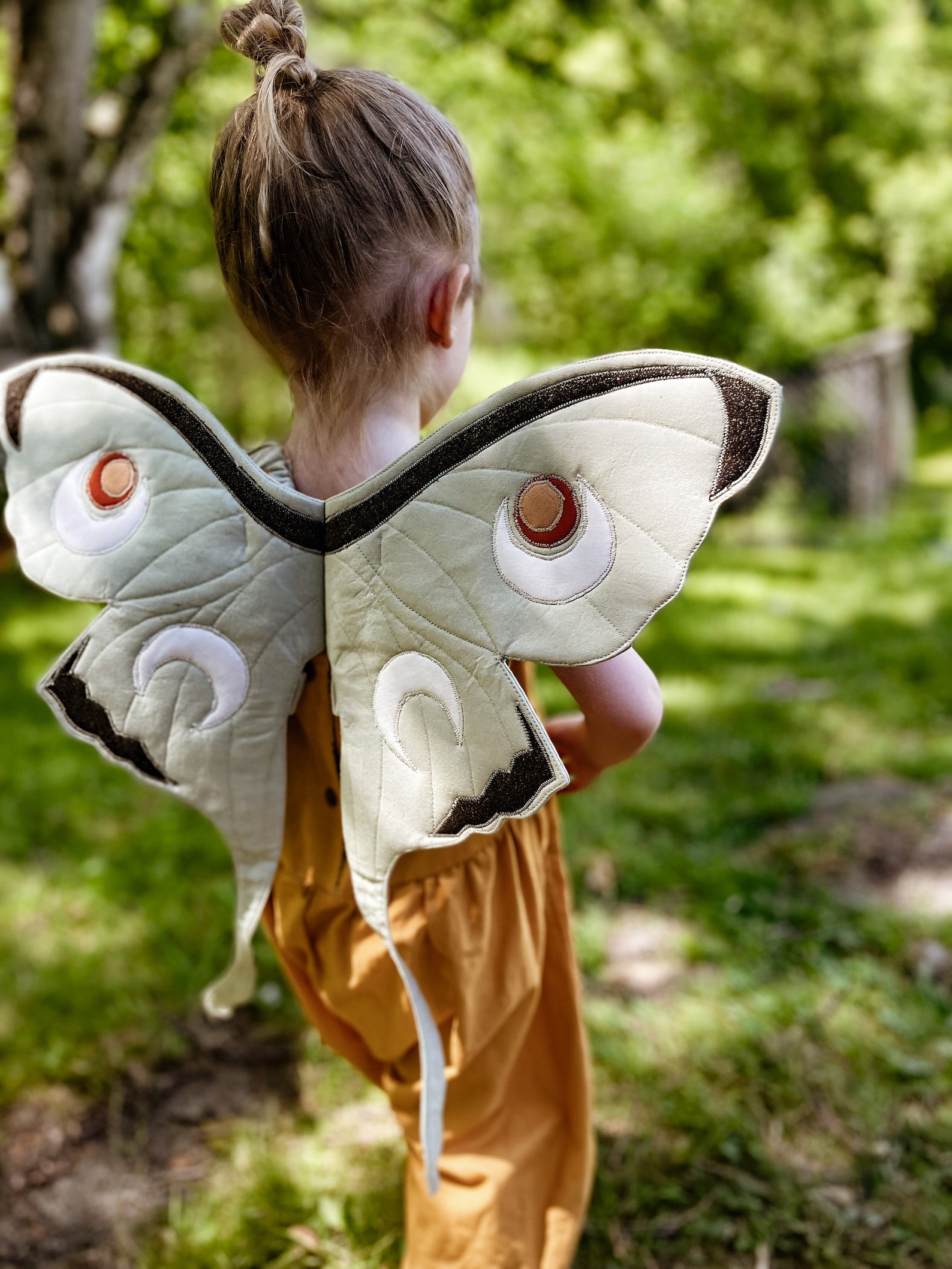 Luna Moth Fairy Quilted Wings PDF Sewing Pattern,instant DOWNLOAD - Etsy