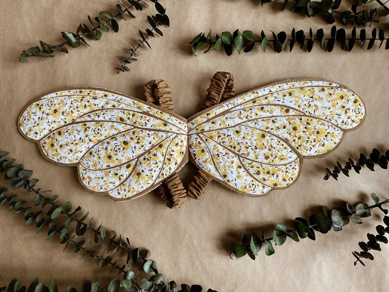 Honey Bee Fairy Wings PDF Sewing Pattern Quilted Wire Free - Etsy