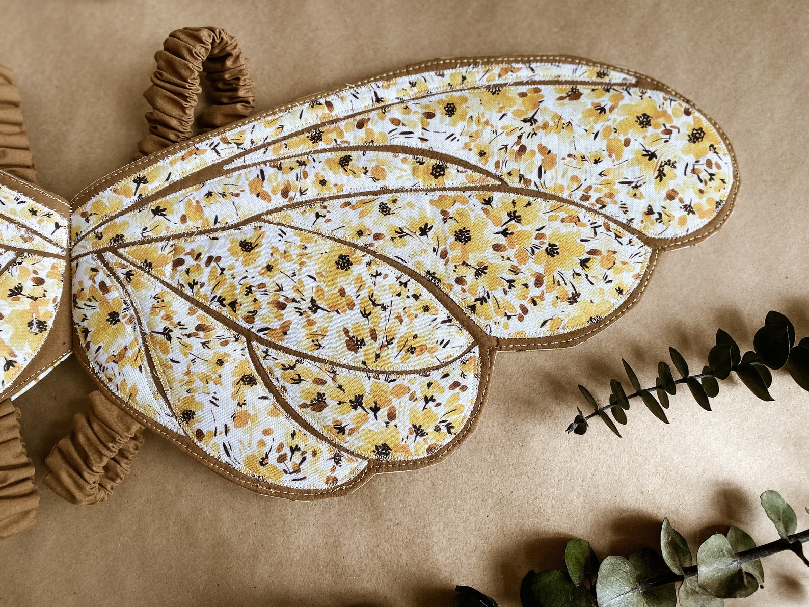 Honey Bee Fairy Wings PDF Sewing Pattern Quilted Wire Free - Etsy Australia