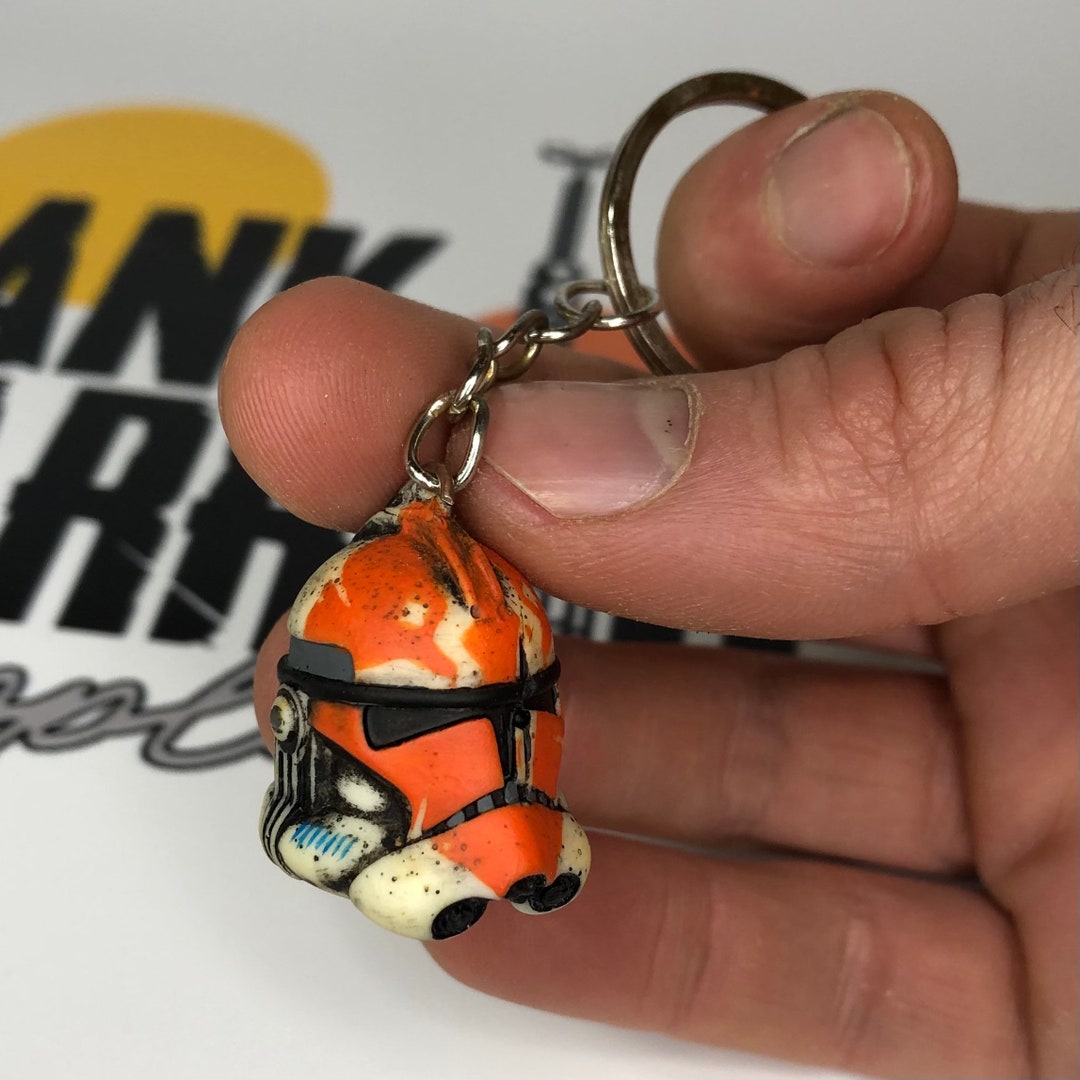 Star Wars Helmet Keychain - Etsy