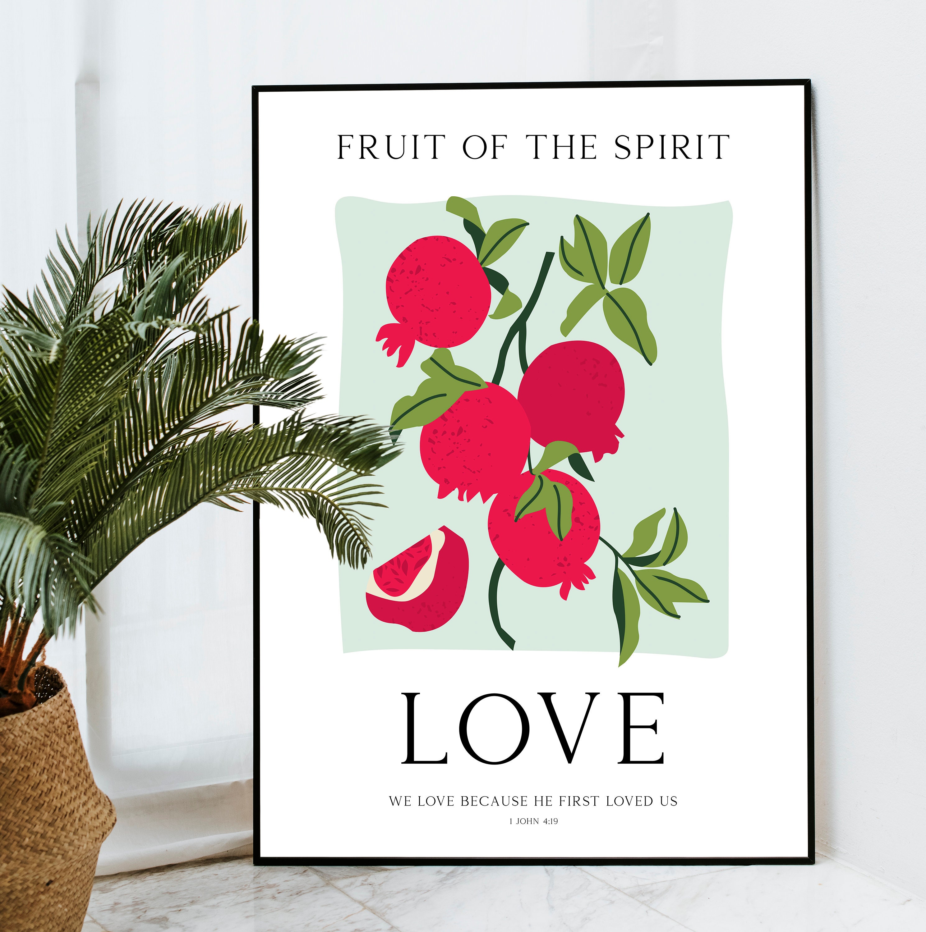 Fruit of the Spirit | Christian Wall Art | Love | Digital Prints | Wall ...
