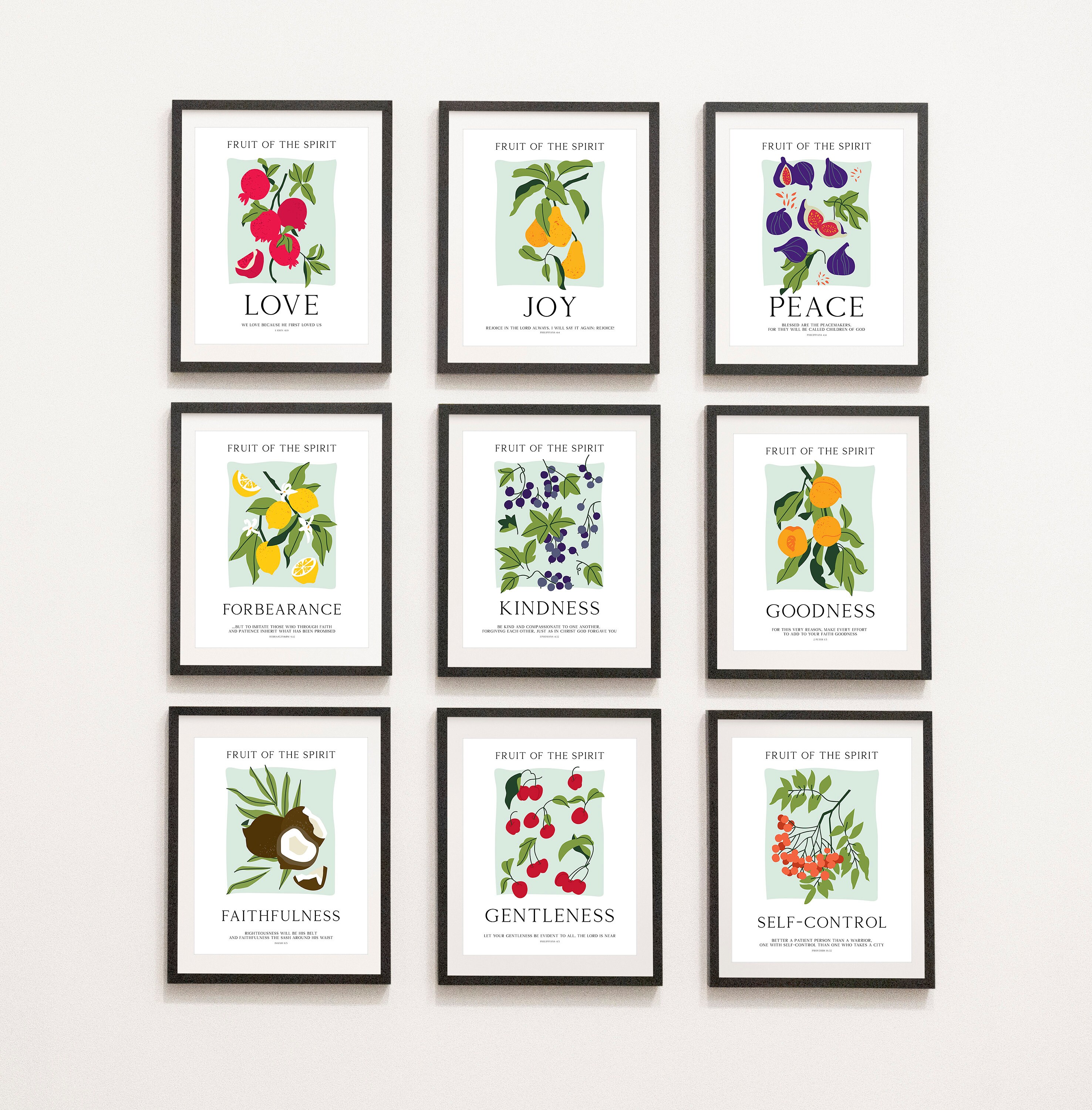 Fruit of the Spirit | Christian Wall Art | Peace | Digital Prints ...