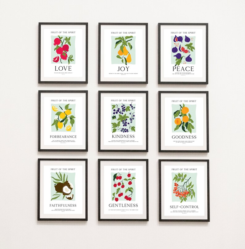 Fruit of the Spirit | Christian Wall Art | Joy | Digital Prints | Wall ...