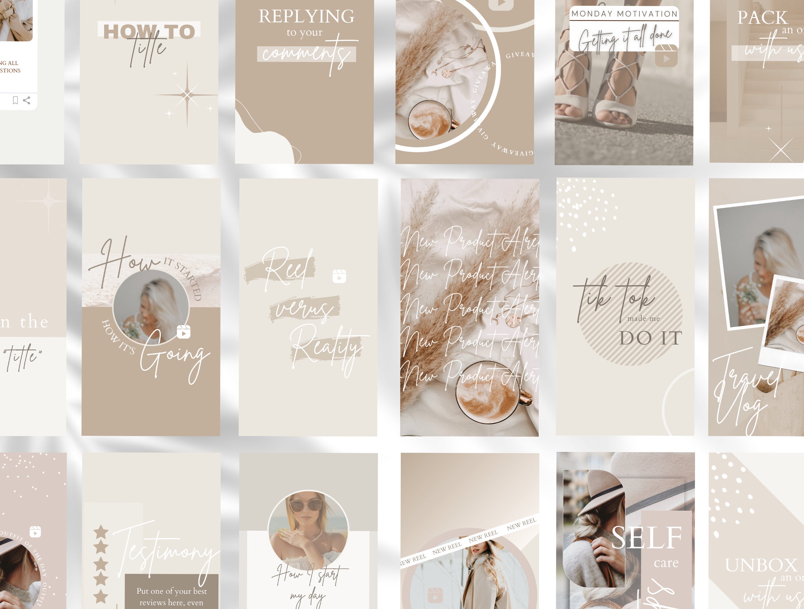 40 Instagram Reel Templates Reel Cover Template Editable in - Etsy