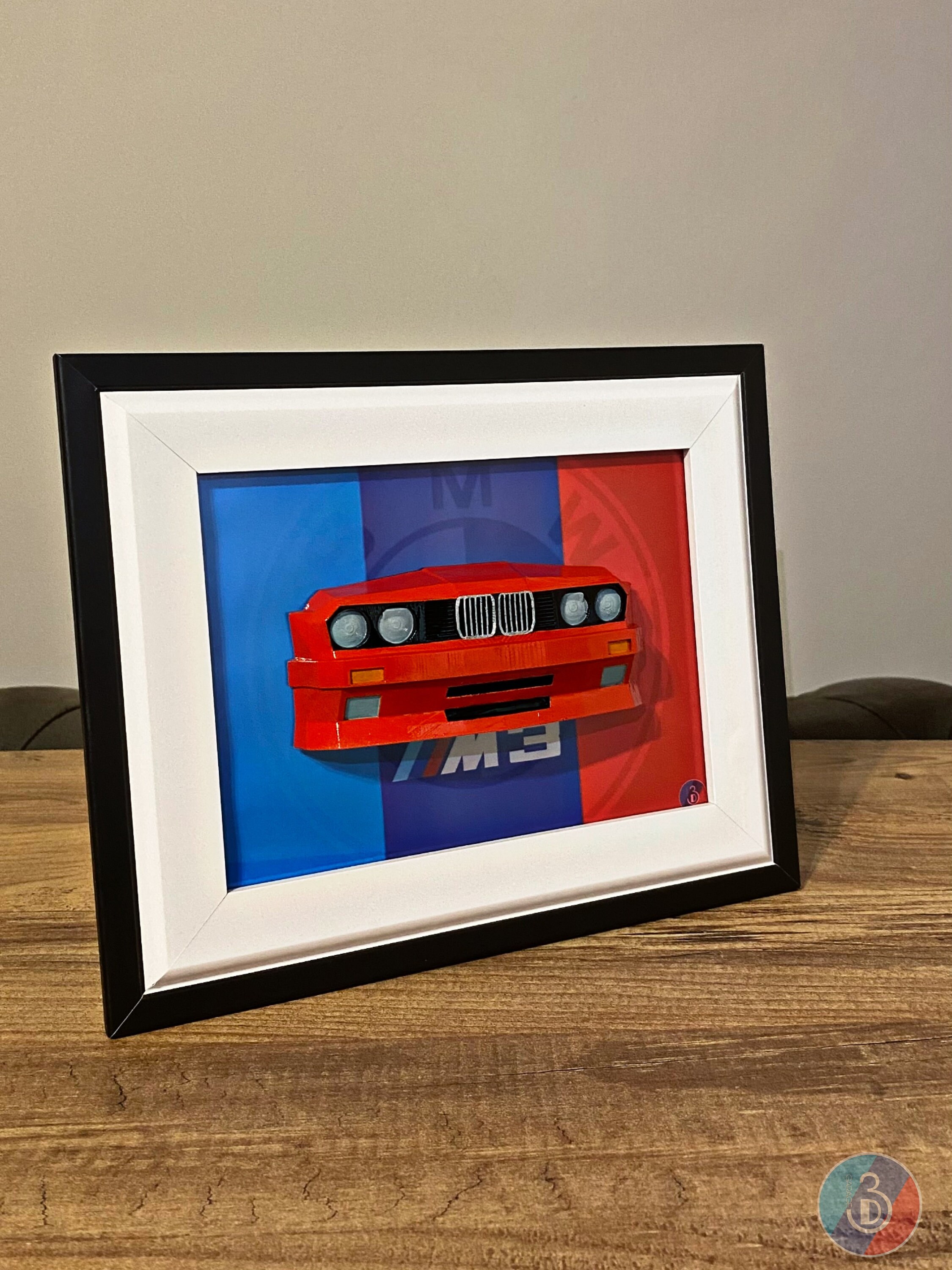 BMW E30 M3 Hennarot Painting Handcrafted Artwork for Car - Etsy