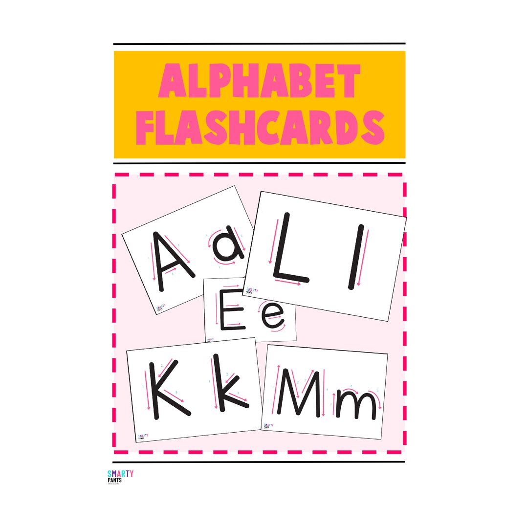 Printable Letter Formation Flashcards Learn to Write Letters With Fun ...