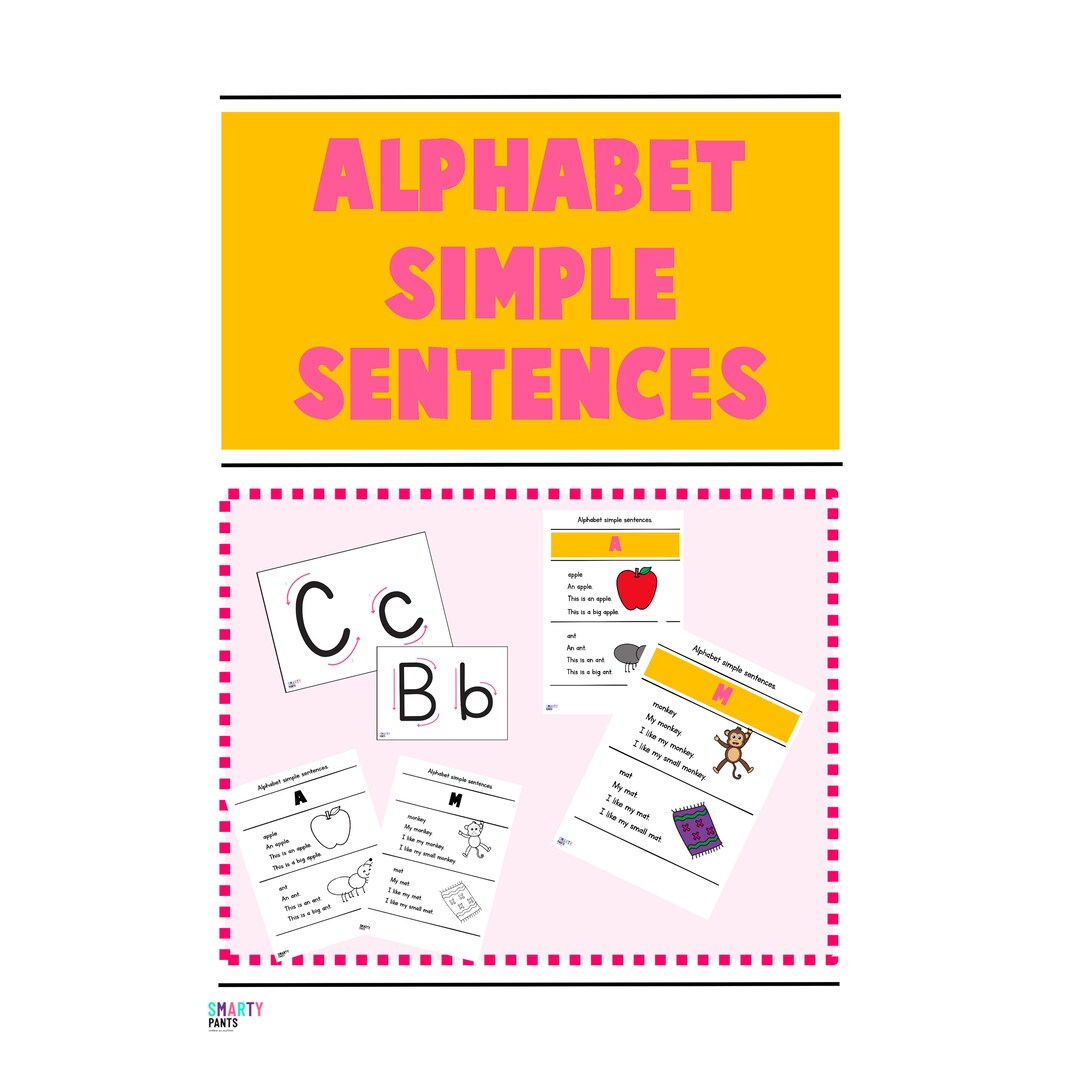 Printable Simple Sentences Phonics Worksheets | Early Reading Practice ...