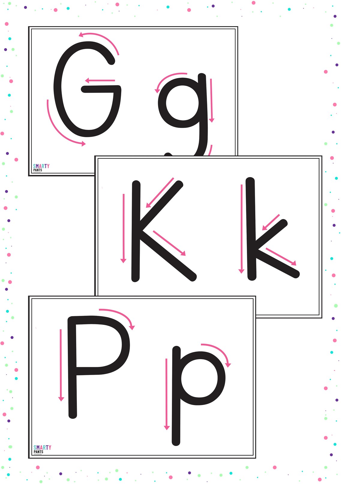 Printable Letter Starter Bundle Alphabet Letters | Etsy