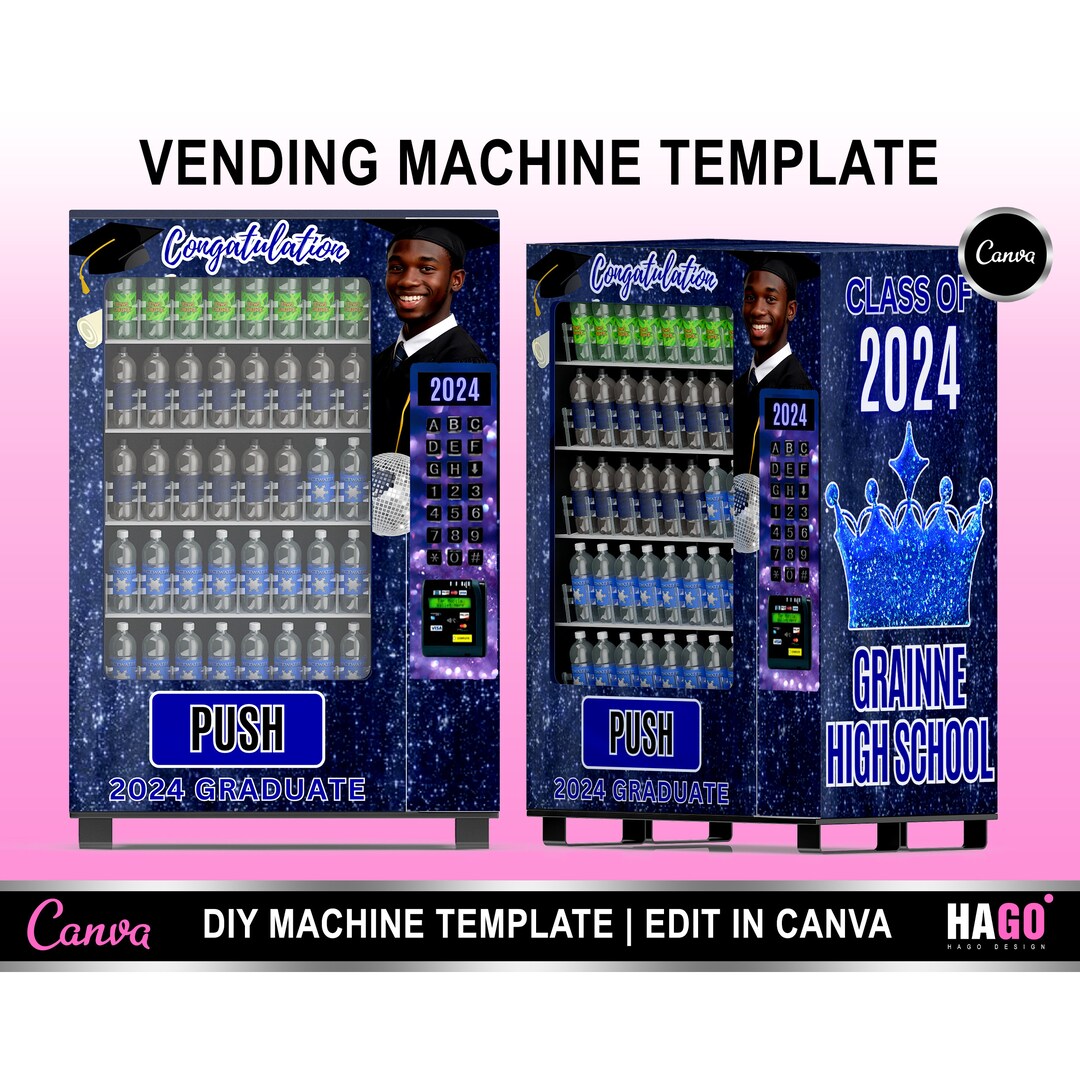 Vending Machine Template, Vending Machine Template for Graduation ...