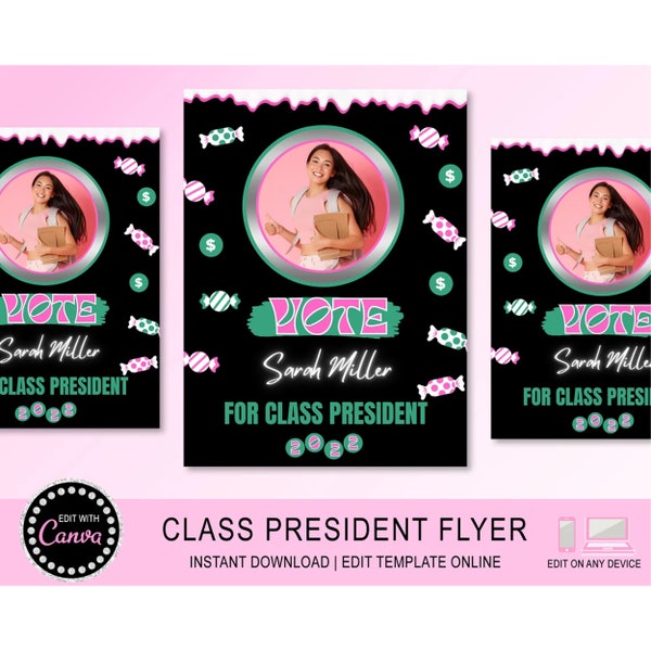 Student Council President Poster - Etsy