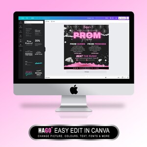 Prom Makeup Flyer, Prom Flyer, Prom Makeup, MUA Flyer, Makeup Flyer ...