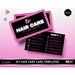Hair Care Card for Hair Extension Business, Hair Care Card Template ...
