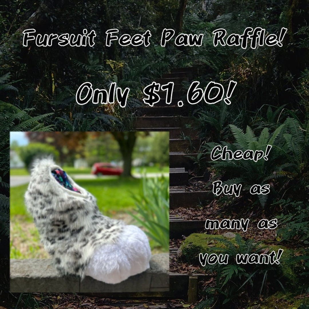 Fursuit Feet Paw Raffle - Etsy