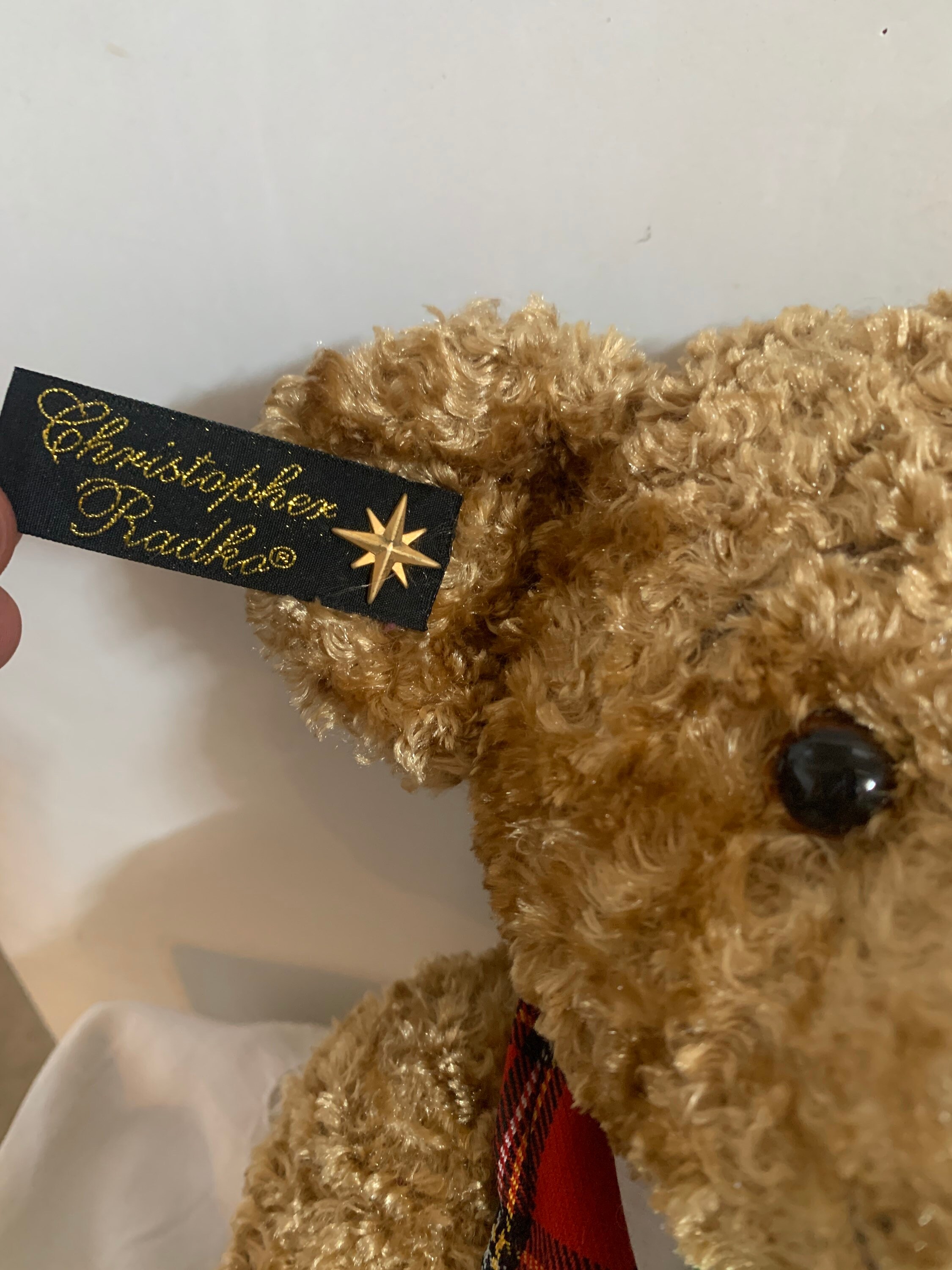 Limited Edition Christopher Radko Teddy Bear - Etsy