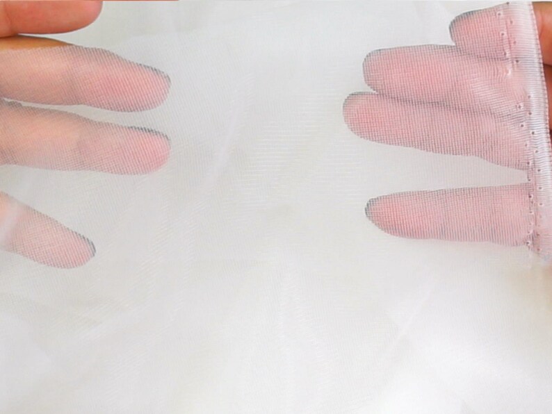 Sheer Non-stretch 100% Nylon Bra Cup and Bridge Stabilizer by the Half ...