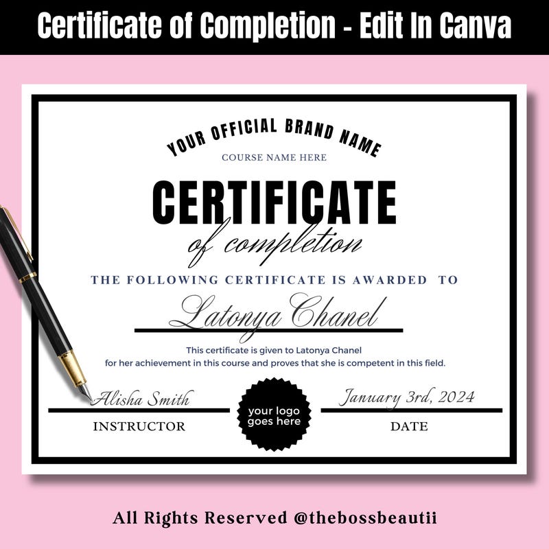 Luxury Course Template - Etsy