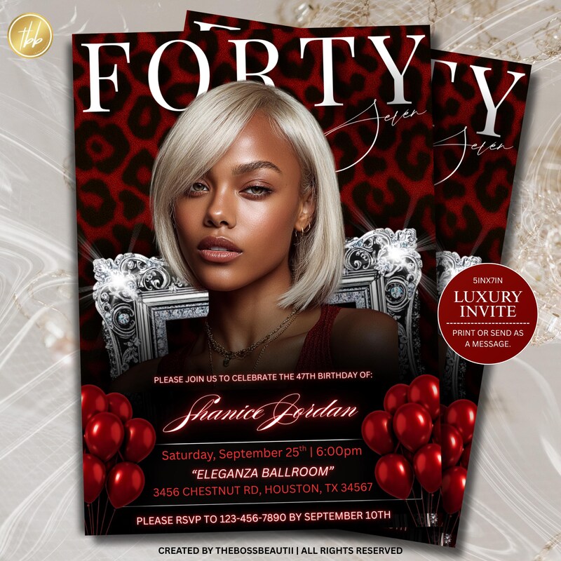 Leopard 47 Card - Etsy