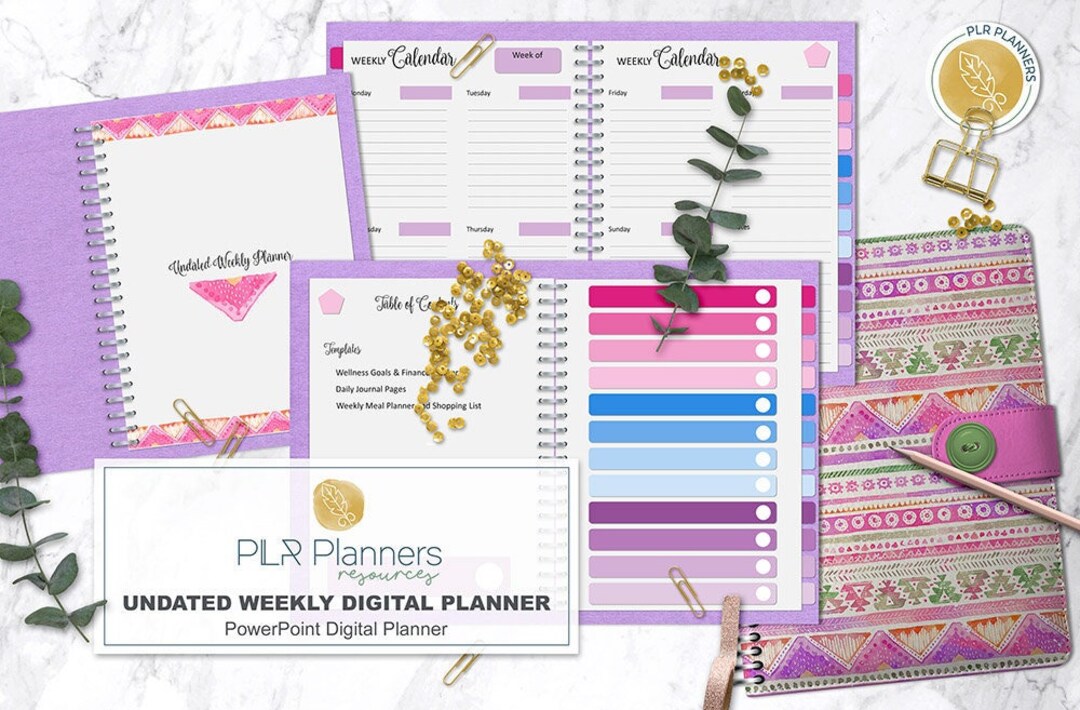 Digital Weekly Forever Planner - Etsy