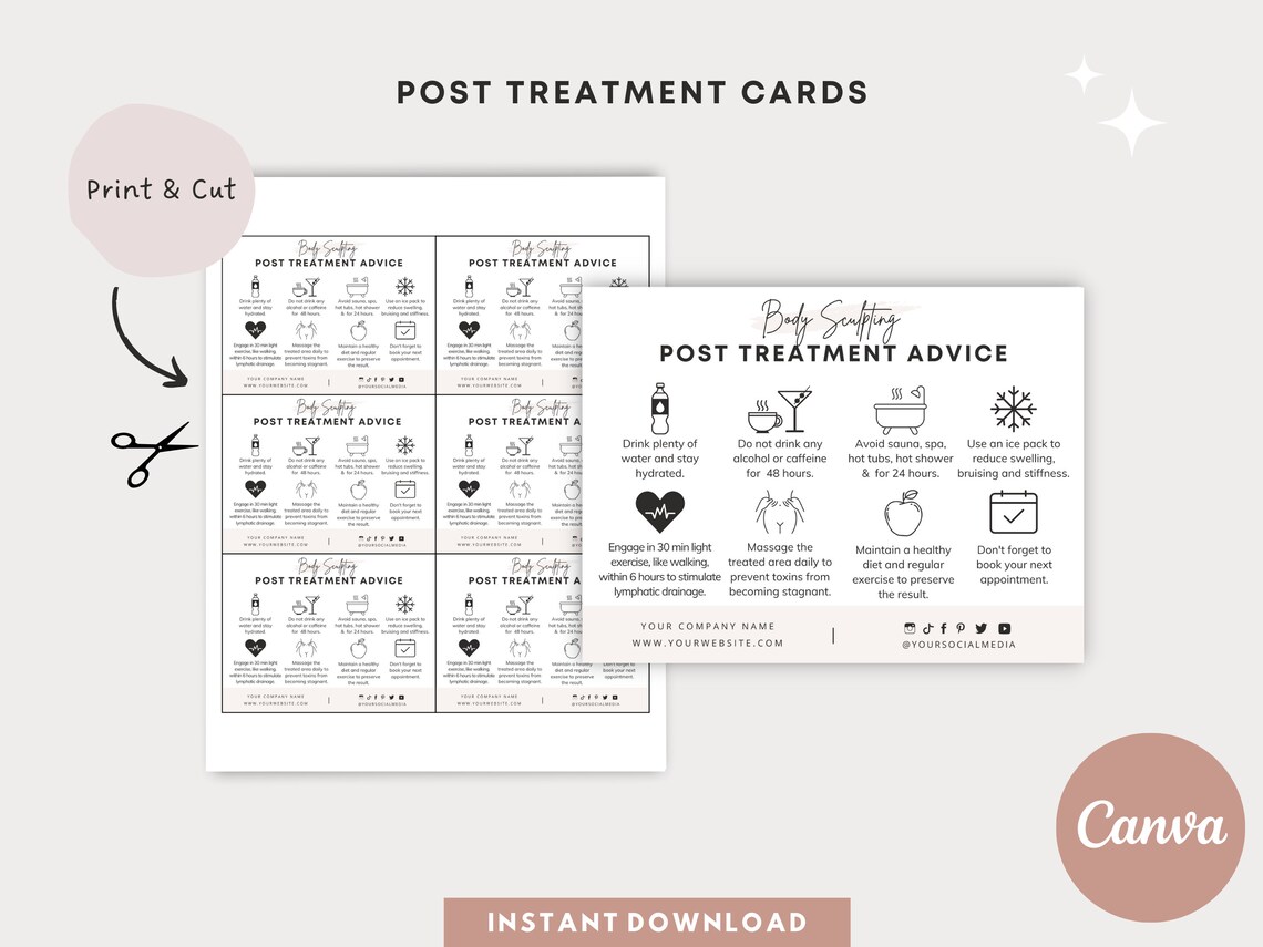Body Sculpting Intake Forms Editable Body Contouring - Etsy