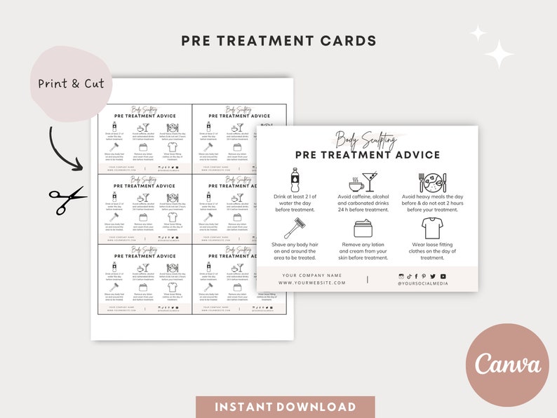 Body Sculpting Intake Forms Editable Body Contouring - Etsy