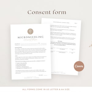 Microneedling Forms - Editable Microneedling Consent Templates ...