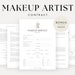 Makeup Artist Face Chart, Makeup Consultation Form, Makeup Artist Form ...