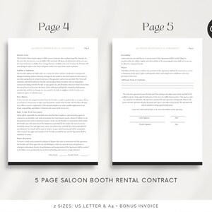 360 Photo Booth Contract Template, Photo Booth Template, Video Booth ...