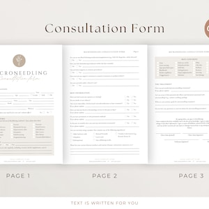 Microneedling Forms - Editable Microneedling Consent Templates ...