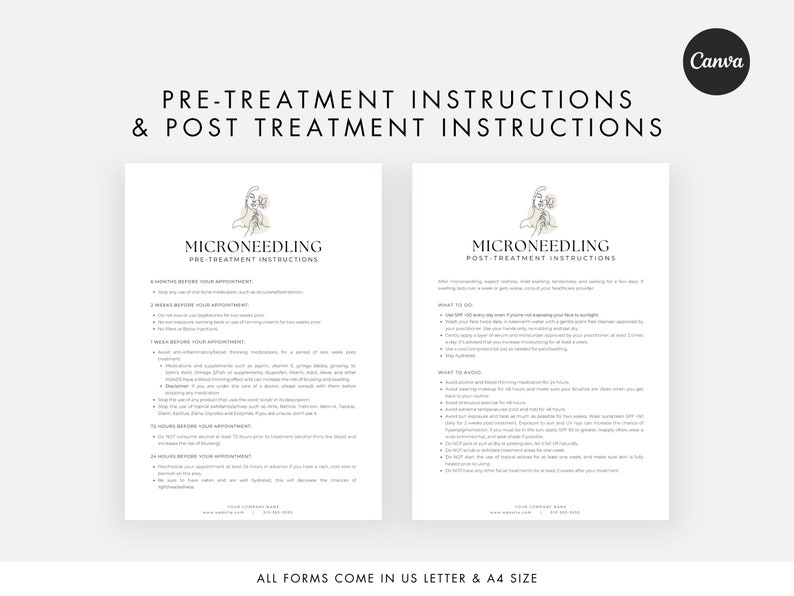 Microneedling Forms - Editable Microneedling Consent Templates ...