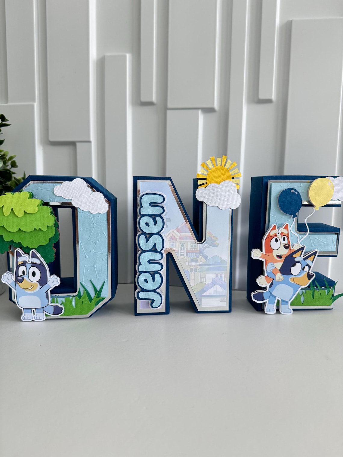 Bluey 3D Letter/ Bluey Brithday/ Bluey Decor - Etsy