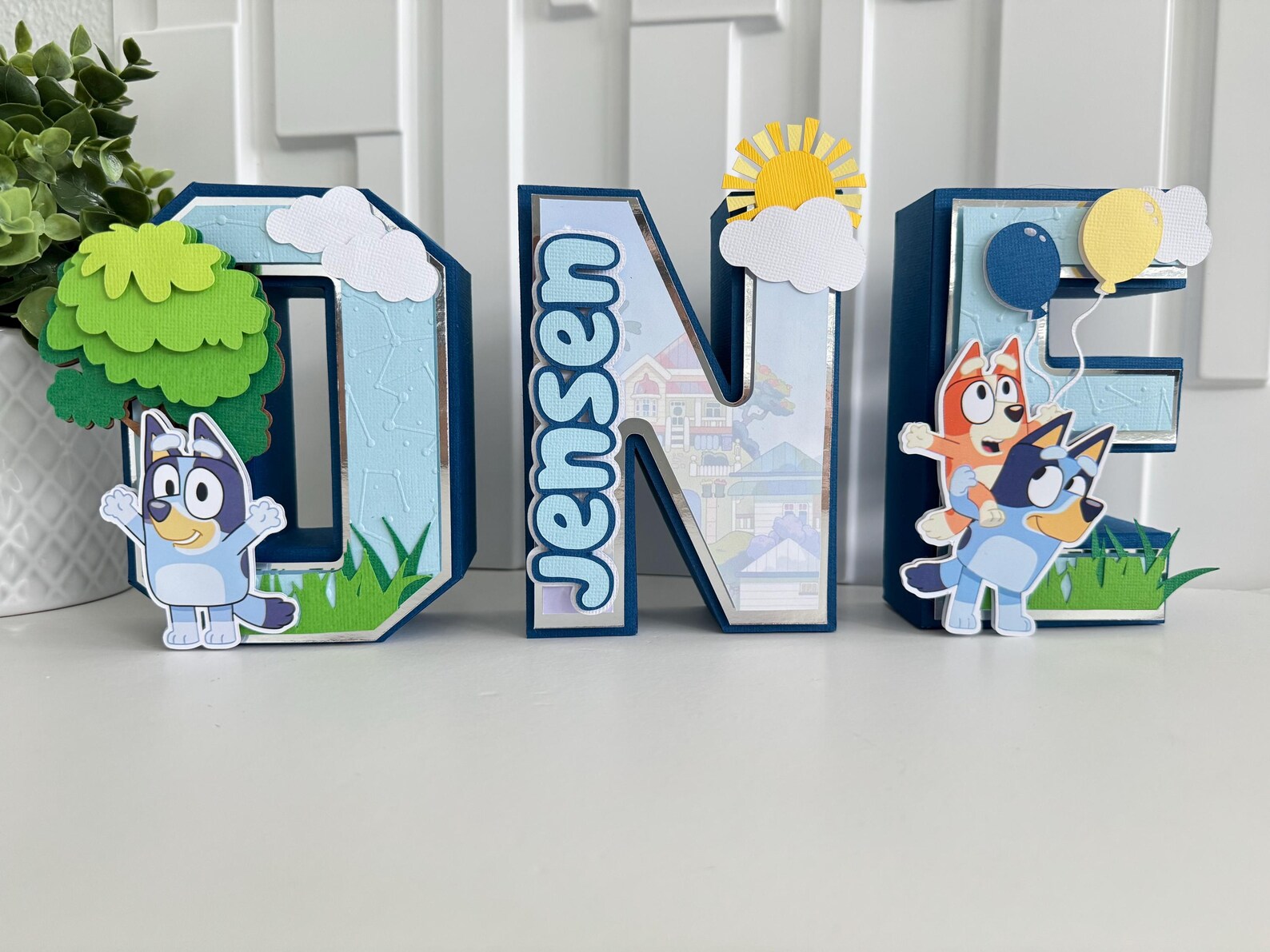 Bluey 3D Letter/ Bluey Brithday/ Bluey Decor - Etsy