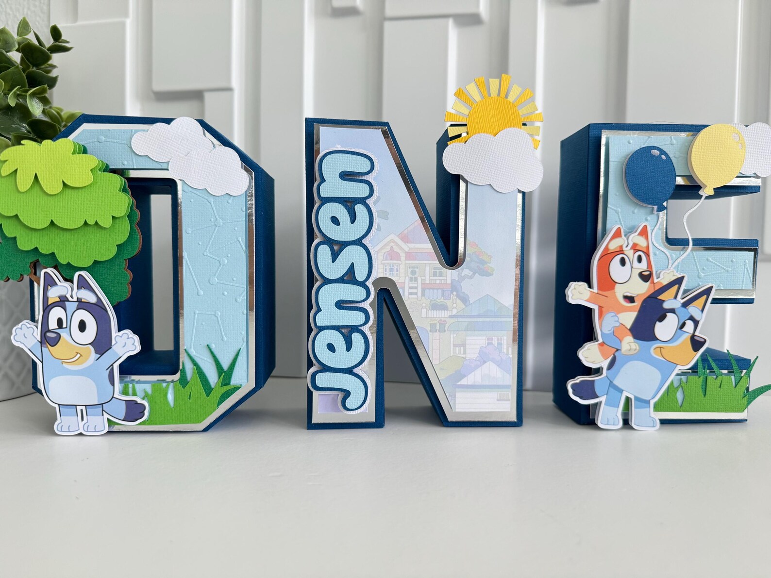 Bluey 3D Letter/ Bluey Brithday/ Bluey Decor - Etsy