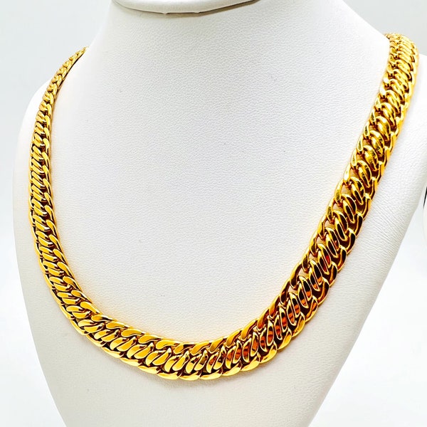 18k Gold Necklace - Etsy