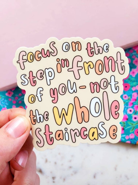 Paper Stickers Mental Health Sticker Positive Depression Water Bottle ...