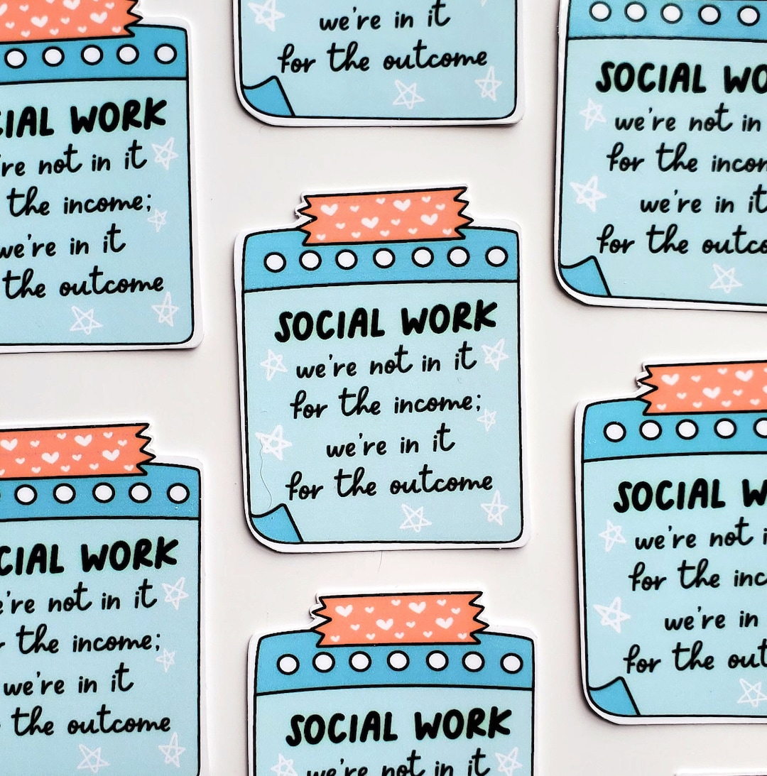 Social Work Sticker MSW Sticker Healthcare Sticker MSW - Etsy