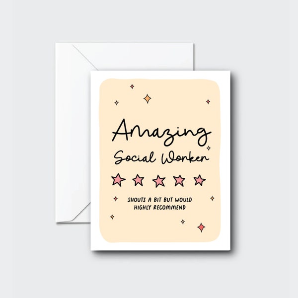 Msw Thank You Card - Etsy