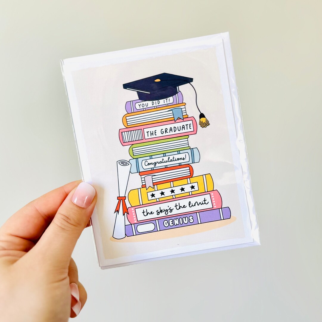 Congratulations Graduation Card, Cute Graduation Card, College ...