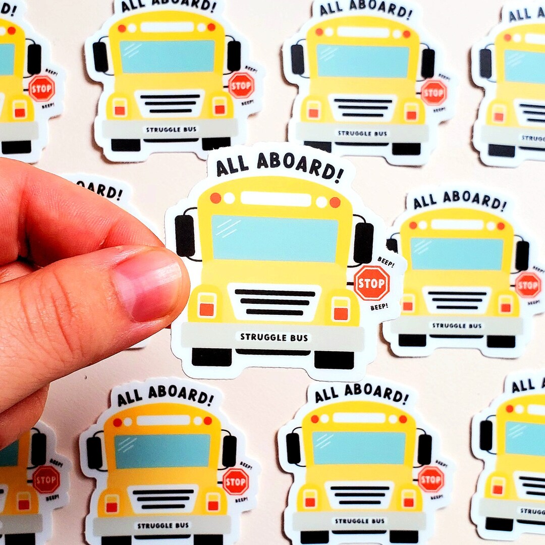 School Bus Sticker, Gift for Teacher, Teacher Appreciation, Back to ...