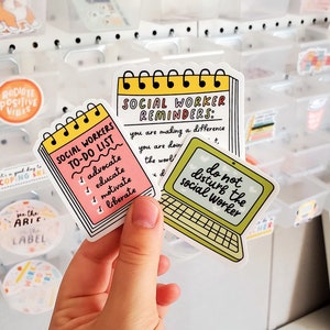 You Pick Social Work Sticker Bundle, LCSW Gift, Graduation Gift, Future ...