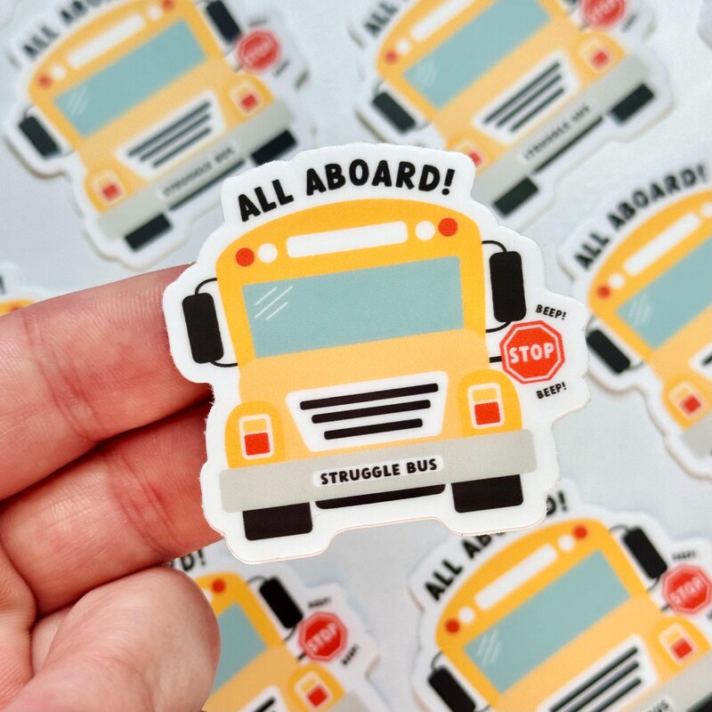 School Bus Decal - Etsy