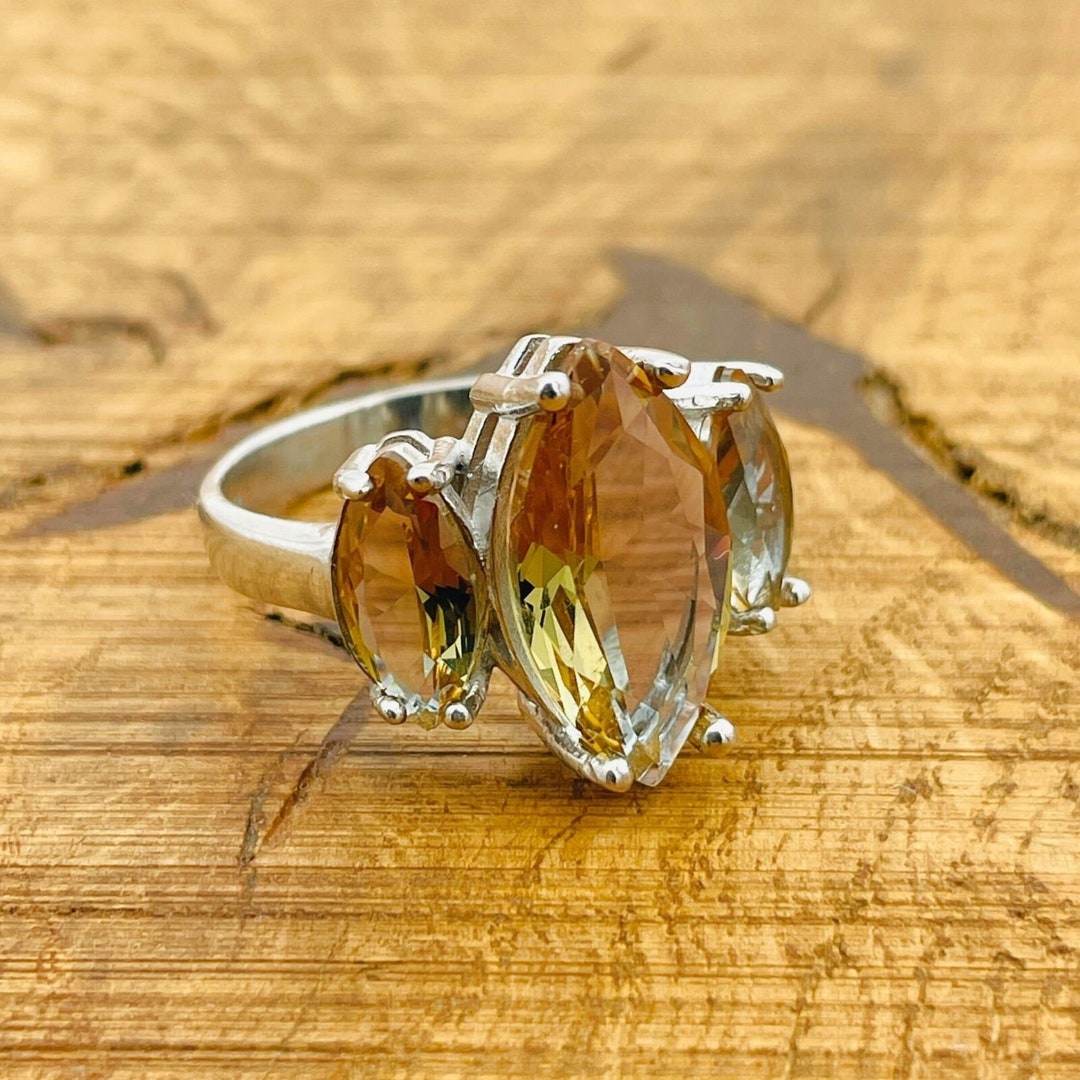 Natural Zultanite Women Ring Minimalist Yelow Gemstone Ring - Etsy