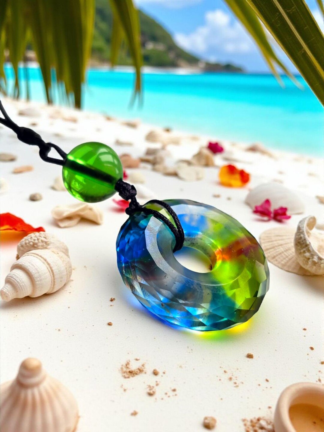 Andara Crystal Rainbow Pendant HEAVENLY CIRCLE – Rainbow Light PI ...
