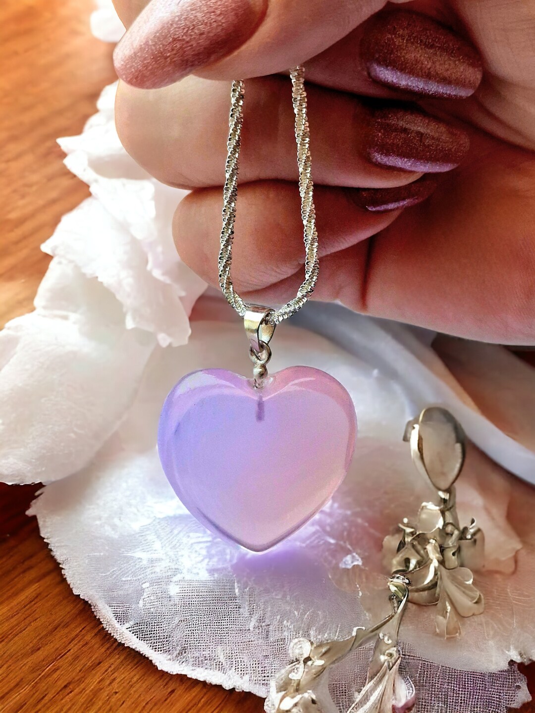 Andara Crystal Angel Aura Pink/purple Pendant New Commissioned in the ...