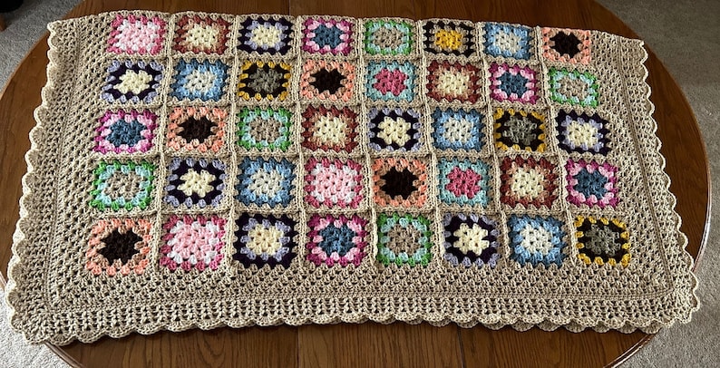 Multi Color Afghan, Bedding, Blankets, Throws, Handmade Handcrafted ...
