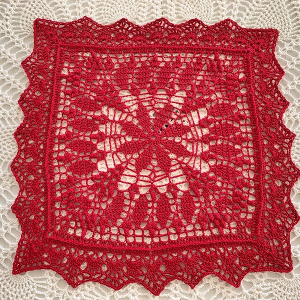 Red Doilies - Etsy