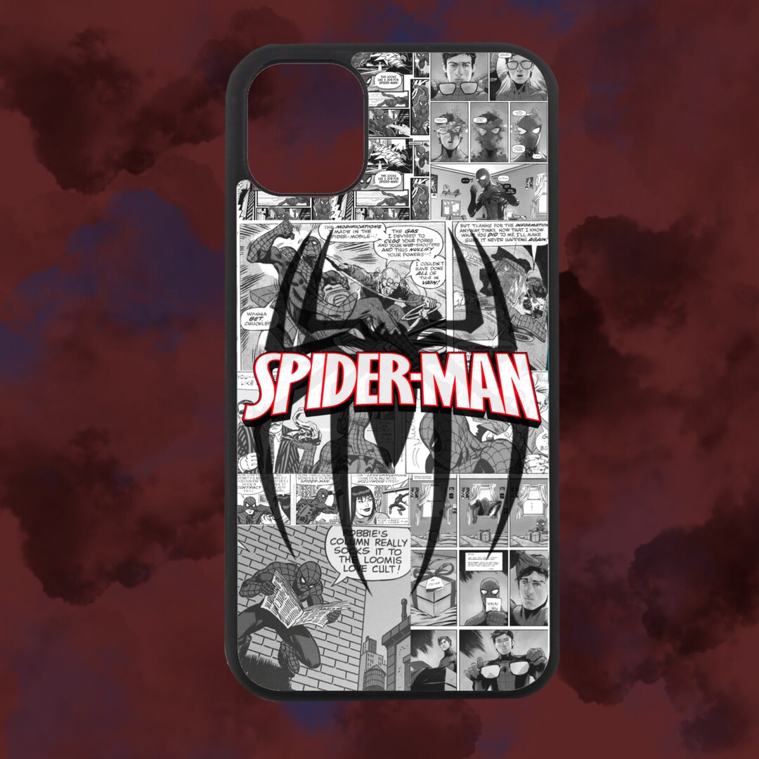 Marvel's Spider-man Comic Phone Case, Marvel Phone Case, Comic ...