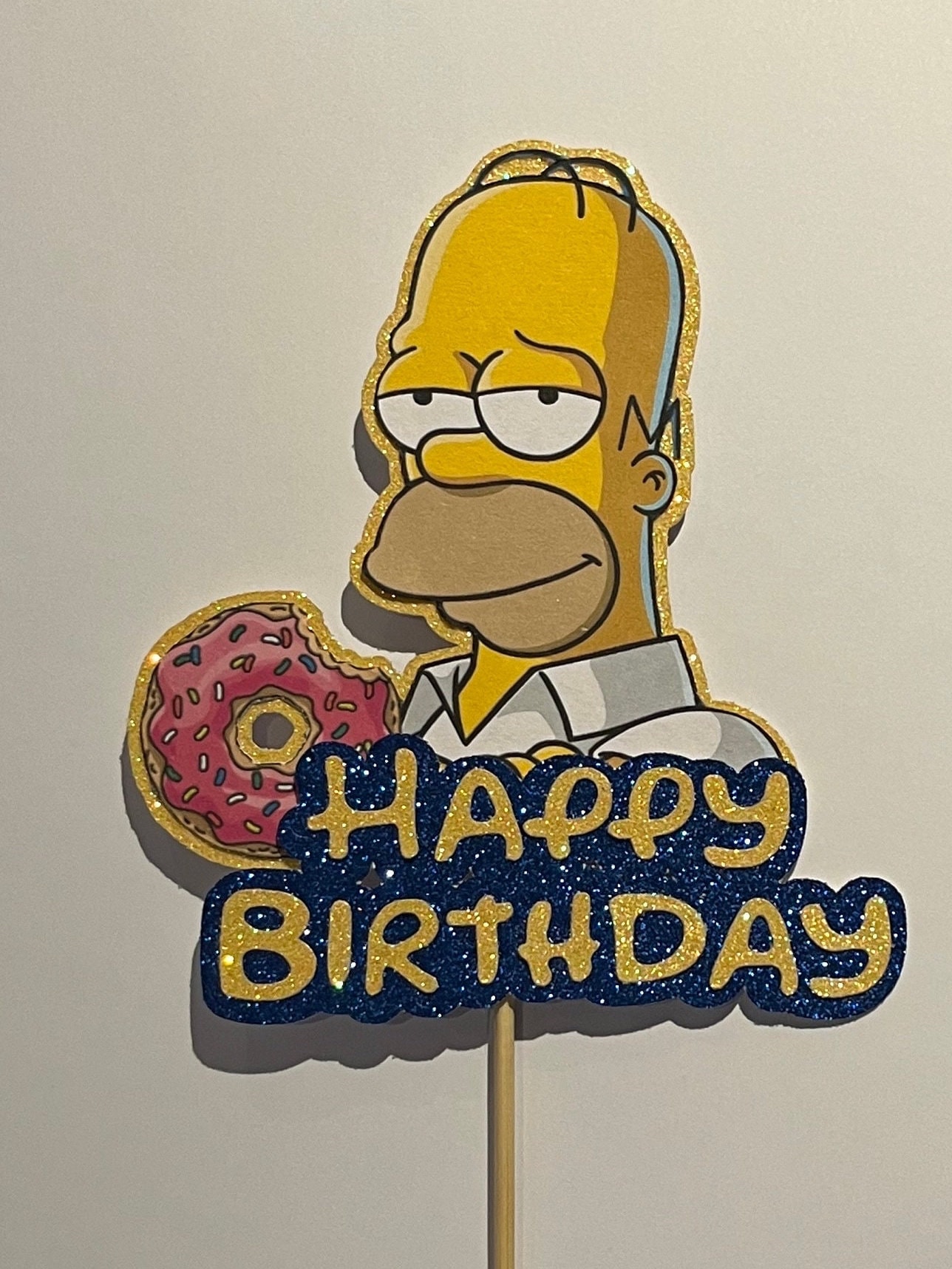 Homer Simpson Cake Topper - Etsy